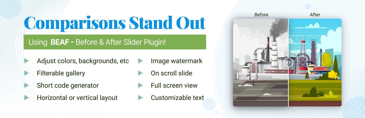 Best WordPress Before And After Slider & Gallery - BEAF