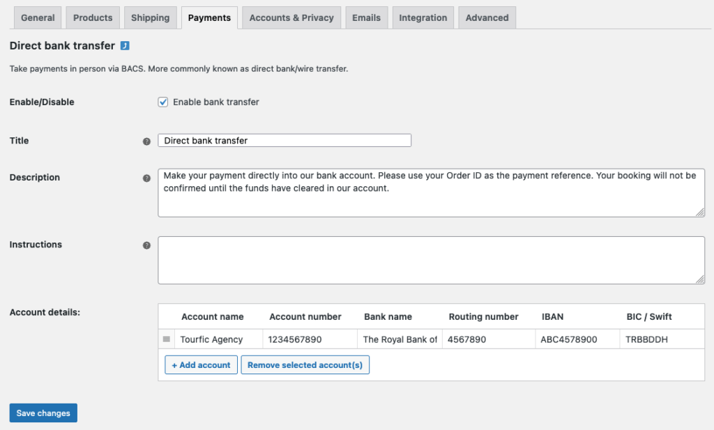 Tourfic Payment Gateways - Tourfic