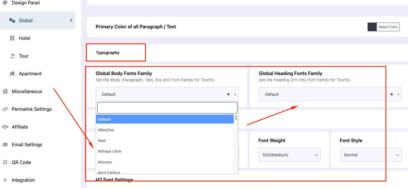 Design Panel (Lagacy) - Themefic