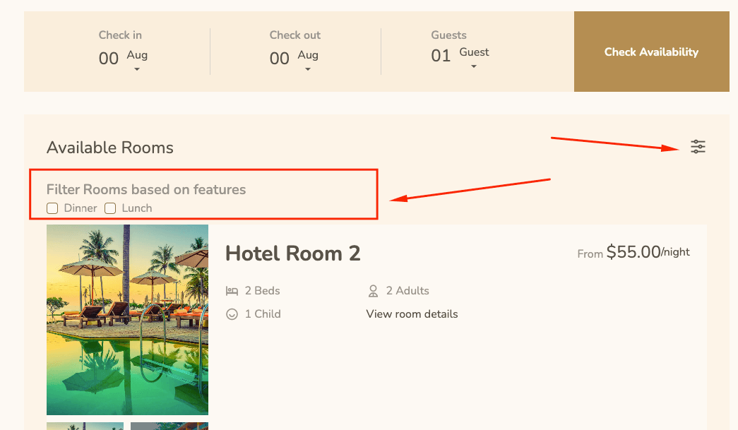 Hotel Options - Themefic