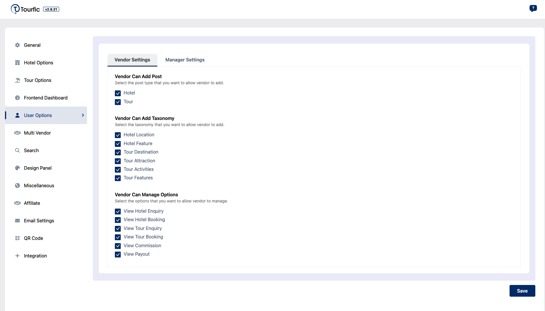 User Option - Themefic