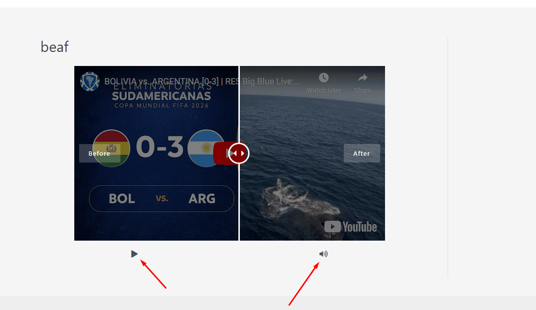 Before After Video Slider - Themefic