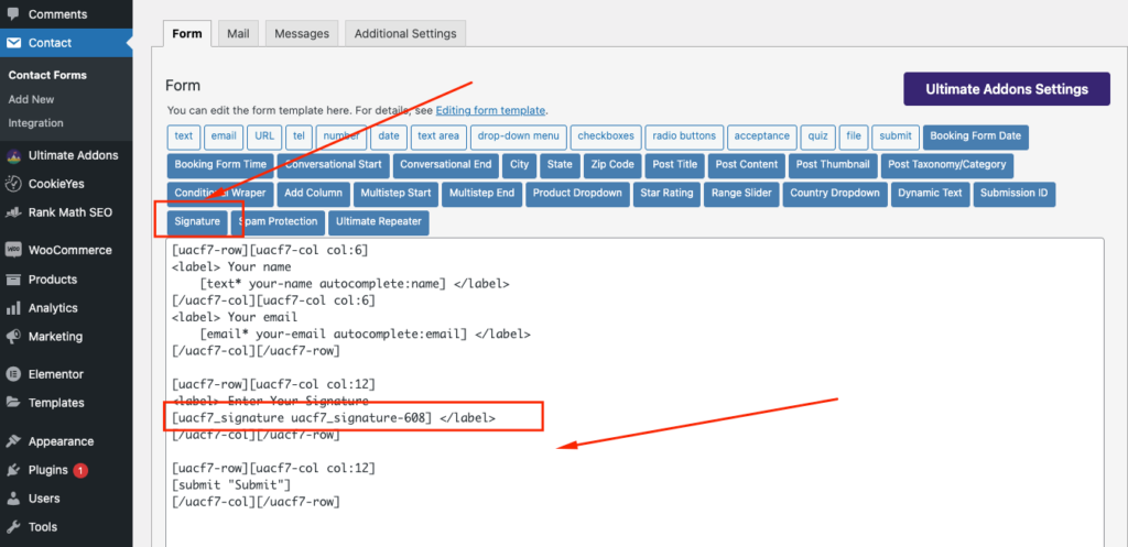 How To Add A Contact Form 7 Signature Field (Free Plugin)