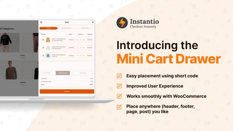 Enhance Your WooCommerce Checkout With The Instantio Mini Cart Drawer - Themefic